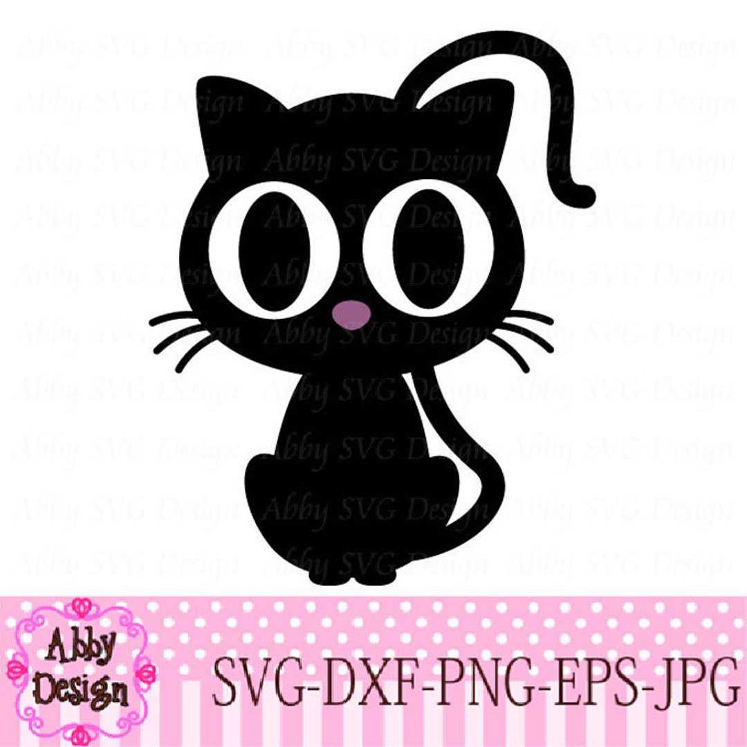 Black Cat Cut File Eps,png,dxf and Svg File for the Cutting Machines NO ...