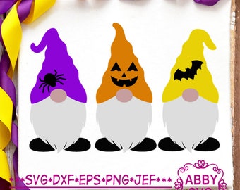 Halloween Svghalloween Gnome Svggnome Cut Filesvg - Etsy