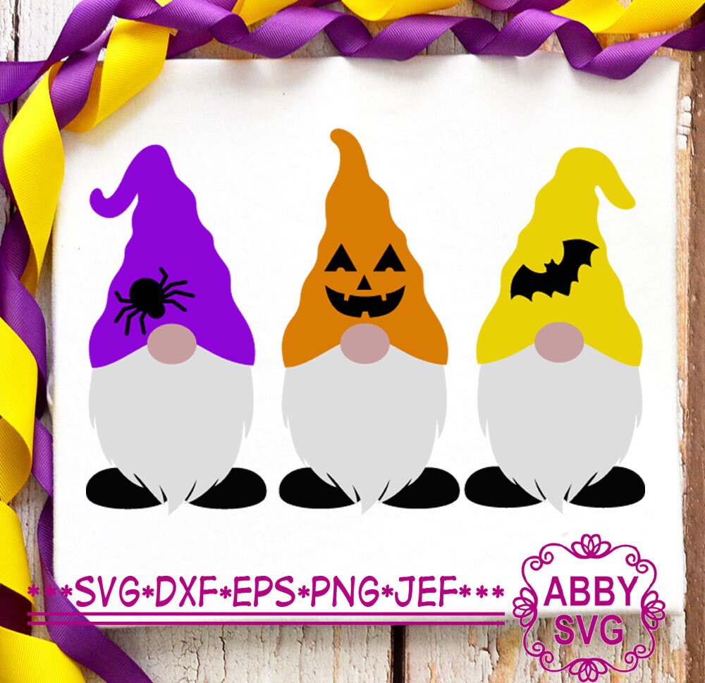 Halloween Svghalloween Gnome Svggnome Cut Filesvg - Etsy