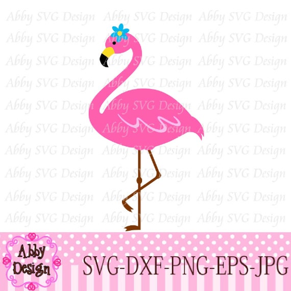 Flamingo Cut File Epsflamingo Svgpngdxf and Svg File for - Etsy