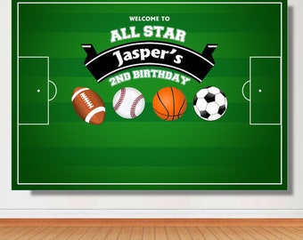 Sports backdrop | Etsy