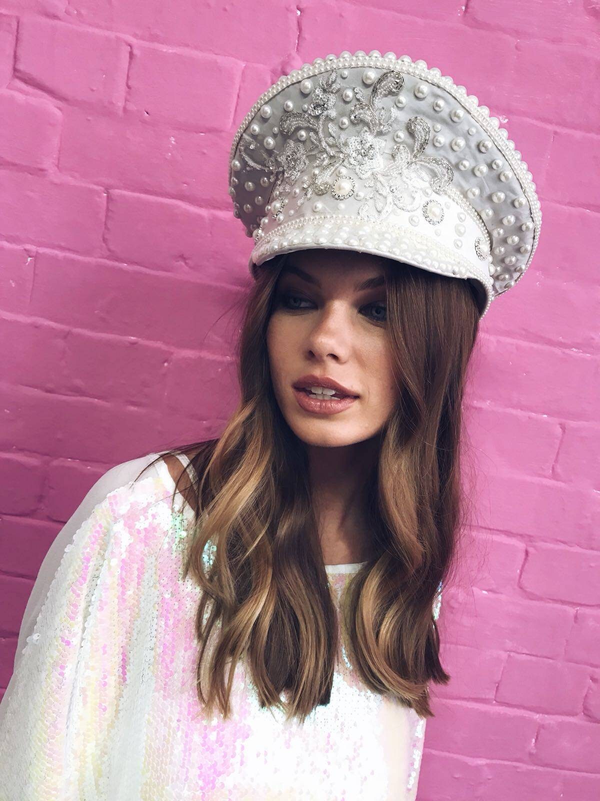 Pearl Captain Hat Military Hatfestival Hatburningman Hat - Etsy