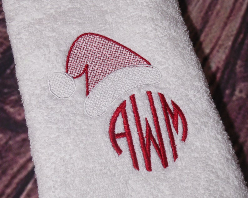 Christmas Monogram Toppers Monogram Frames Embroidery - Etsy