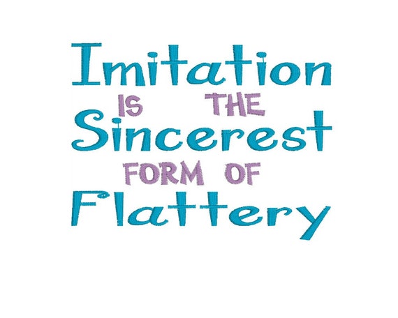 Imitation Is The Sincerest Form Of Flattery Mcdonalds