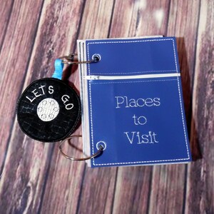 Places to Visit Coloring Book Embroidery Design - ITH Embroidery Design ...