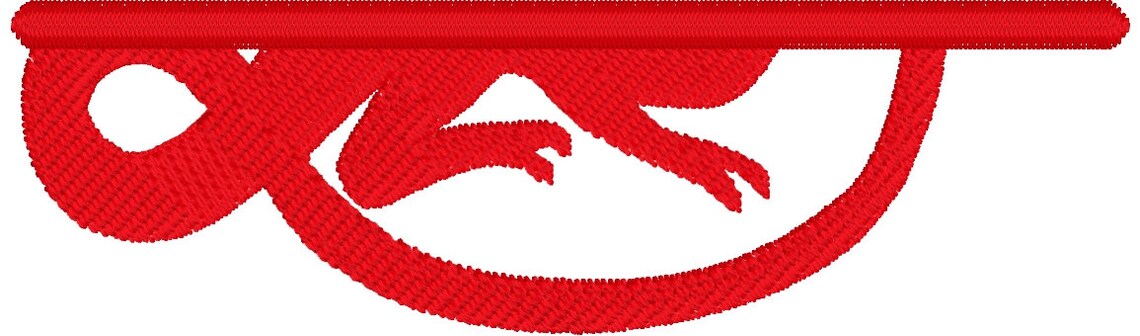 Dragon Split Frame Embroidery Designs Reading Pillow Design - Etsy