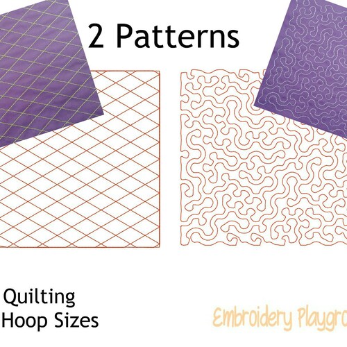 Quilting Design Stipple Pattern Reading Pillow Design | Etsy