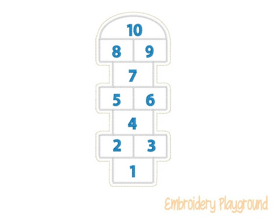 Hopscotch Game Pattern