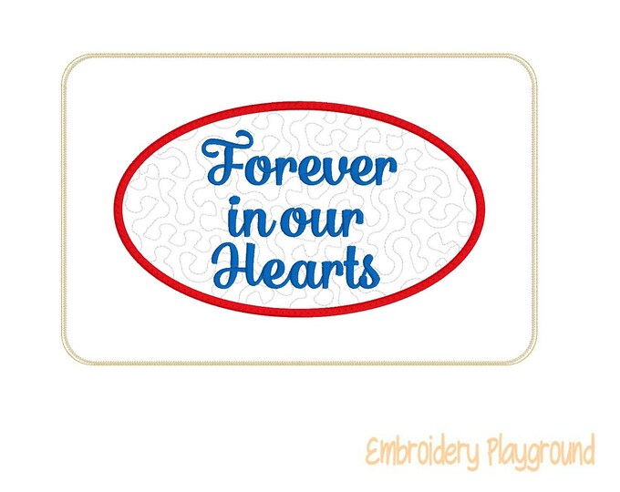 Sympathy Grief Loss Embroidery Design for 4x4, 5x7, and 6x10 Inch Hoops ...