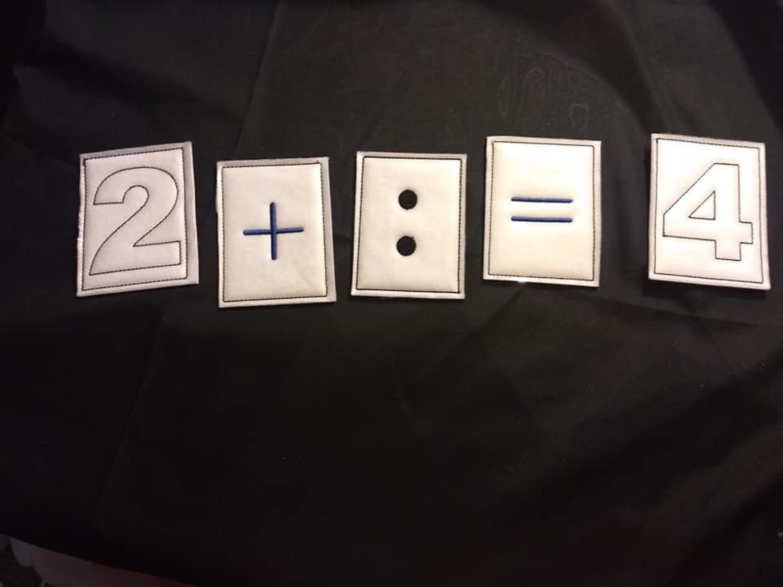 Basic Math Flash Card Embroidery Design - Etsy