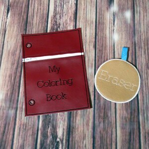 Coloring Book Embroidery Design - ITH Embroidery Design - Reusable ...