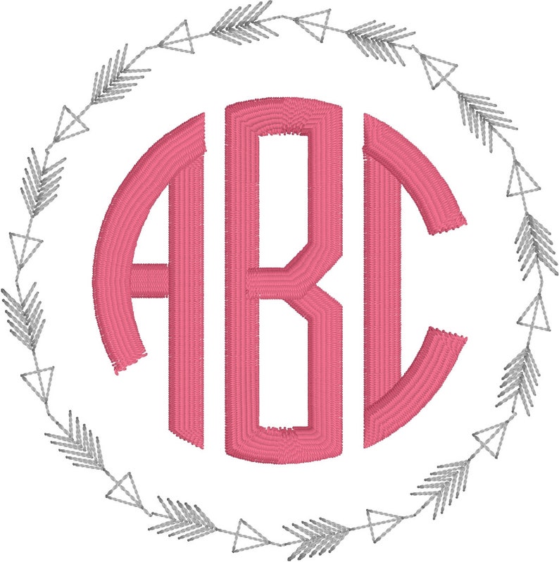 Monogram Frames Embroidery Designs Machine Embroidery - Etsy