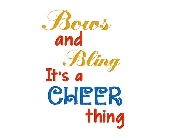 Cheer Bows With Quotes