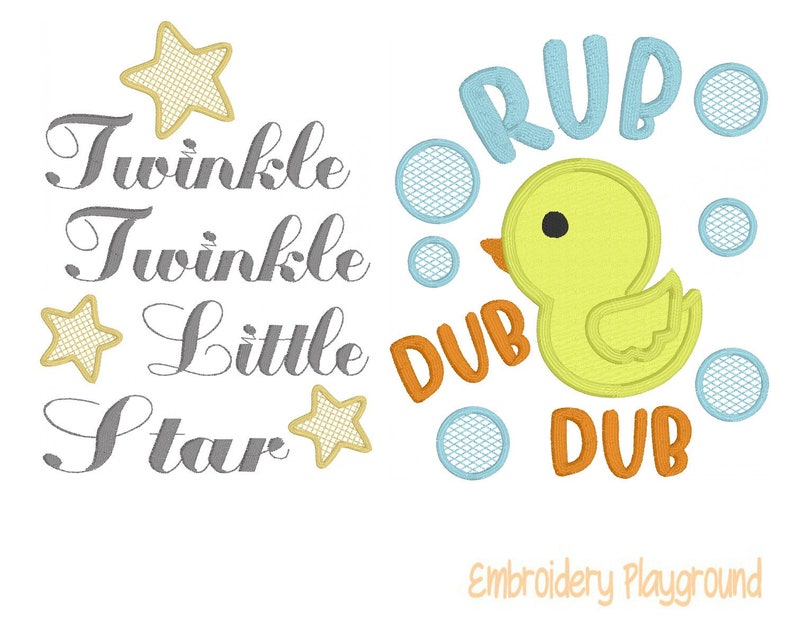 Nursery Rhyme Design Set Nursery Decor Machine Embroidery | Etsy