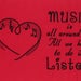 Music Heart Design Choir Design Band Design Love Music Design Reading ...