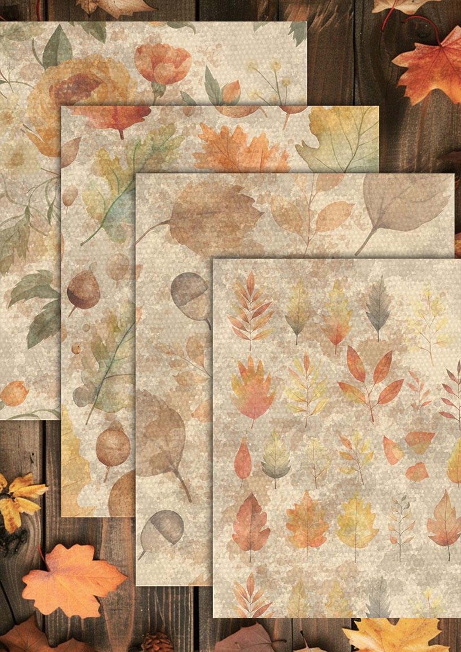 Autumn Junk Journal Folio Fall Pintables Folio Paper Craft Loaded ...