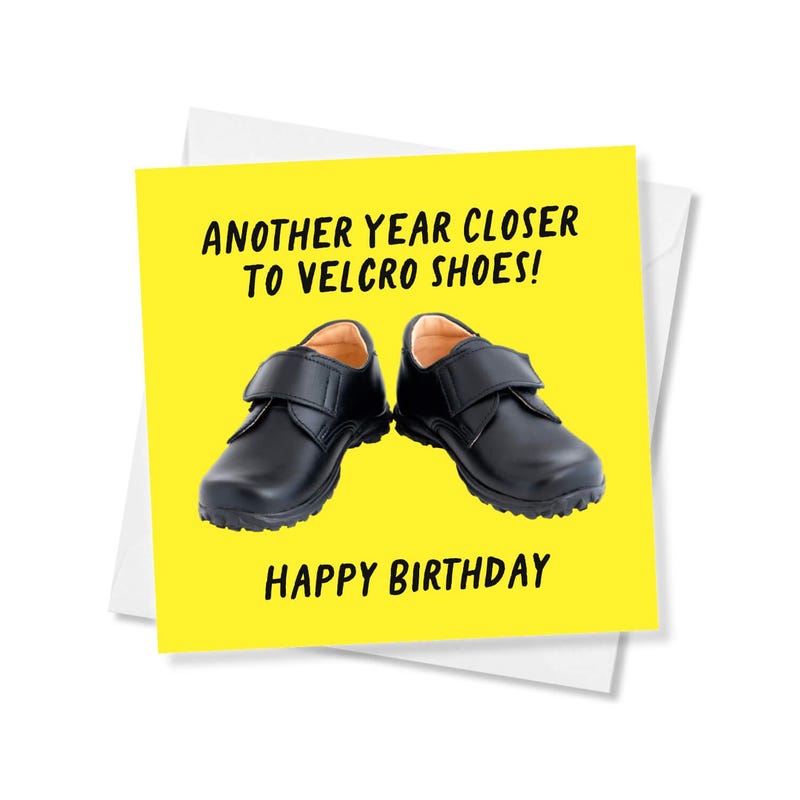 Birthday Shoe Card - Etsy UK