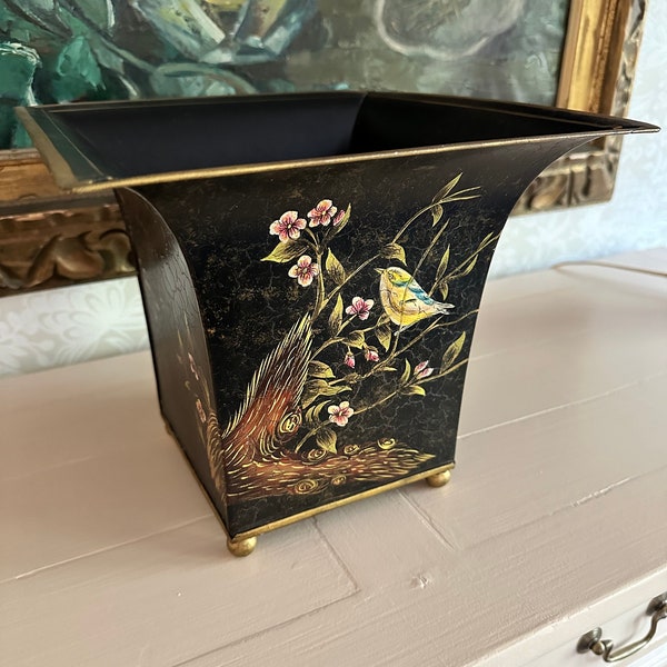 Tole Cachepot - Etsy