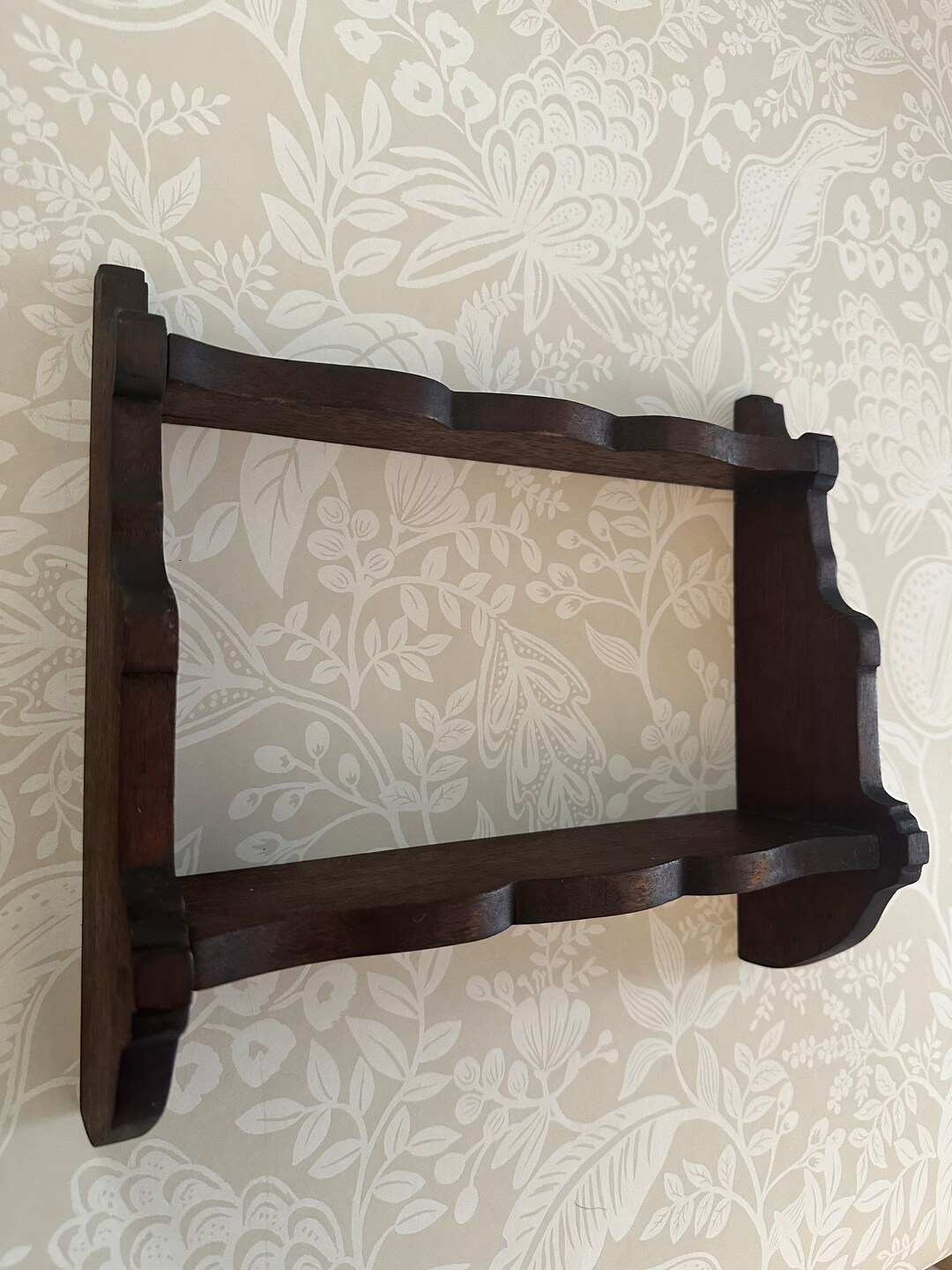 Vintage Two Tier Wall Shelf - Etsy