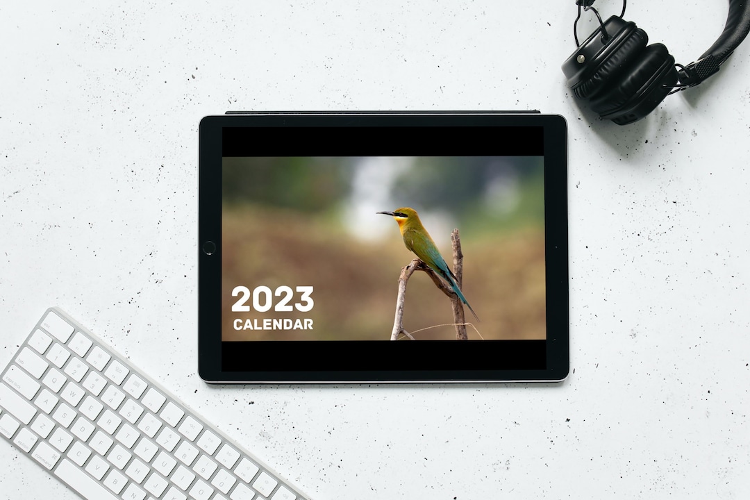 2023 Calendar, Digital Download, Printable PDF, Nature Theme, Instant ...