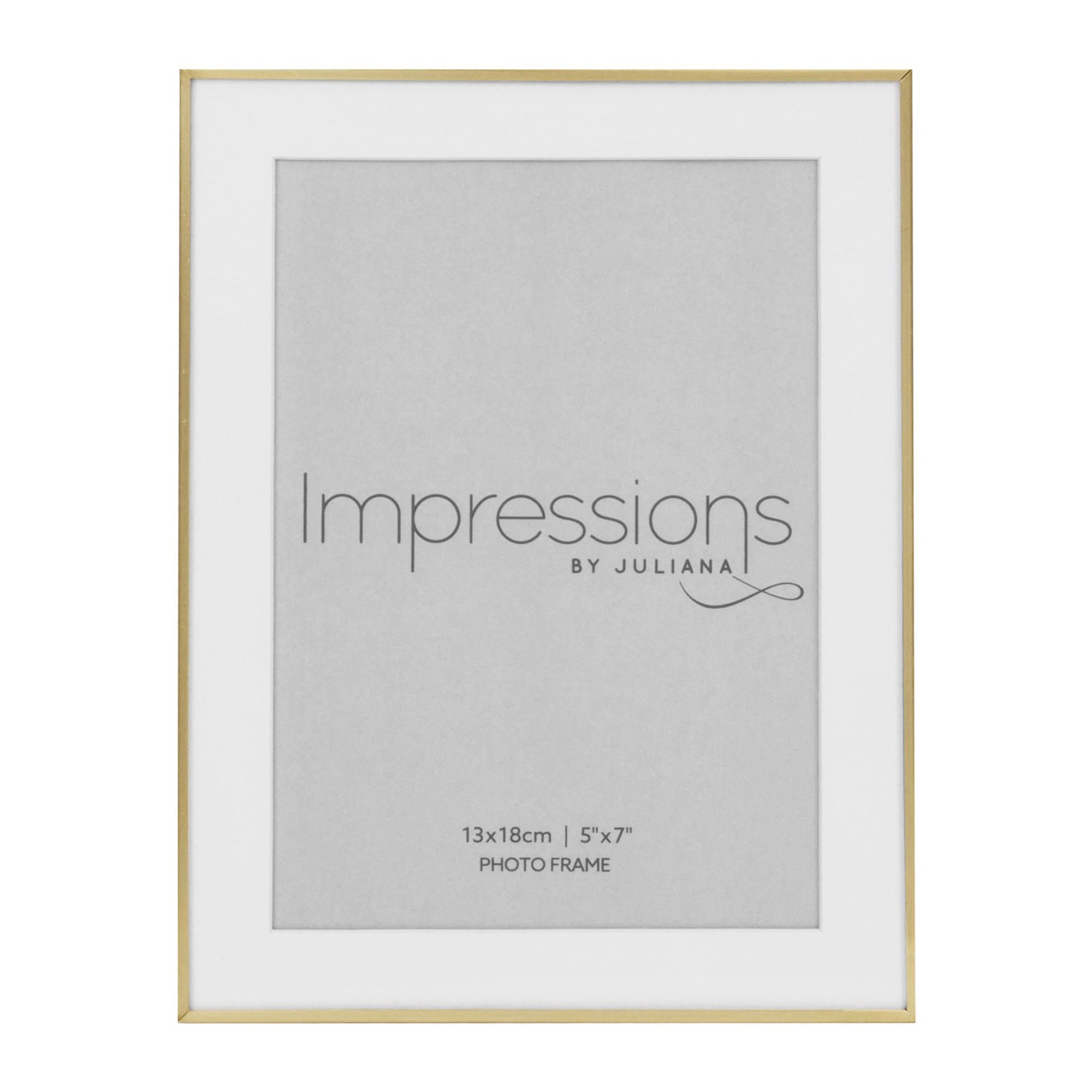 Brushed Brass Fine Gold Photo Frame 6x4 Double - Etsy UK