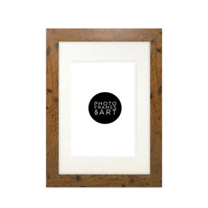 A2/ A3 / A4 / A5 Rustic Distressed Dark Wood Effect Traditional Photo ...