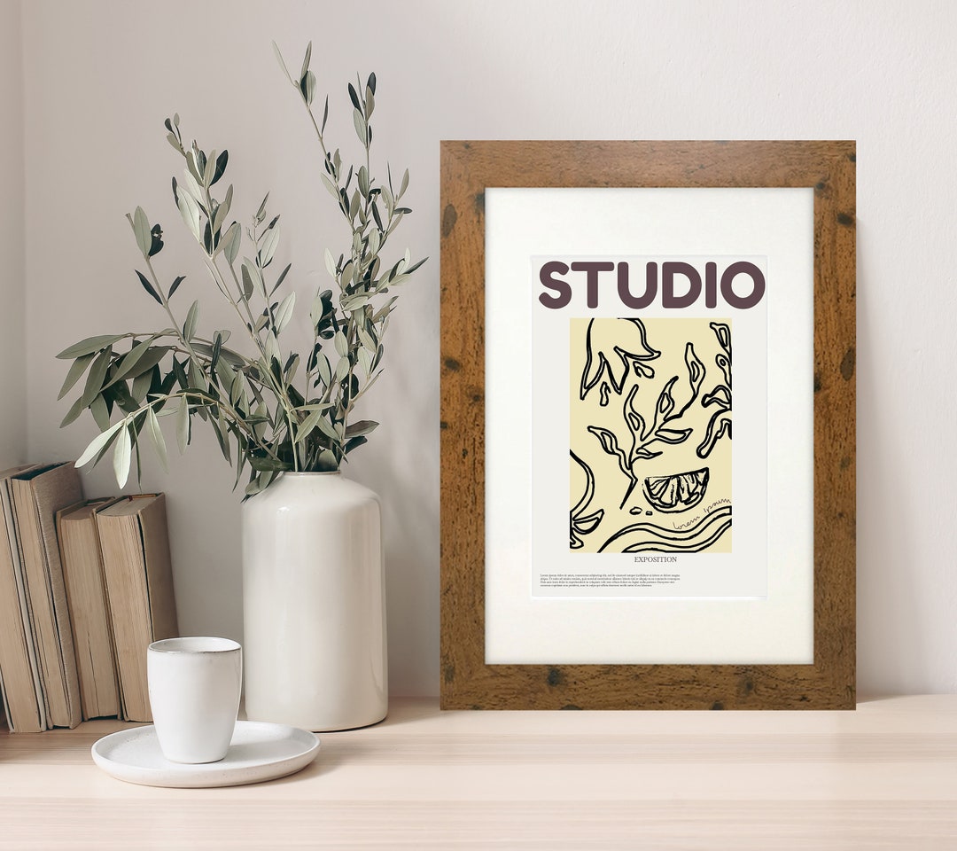 A2/ A3 / A4 / A5 Rustic Distressed Dark Wood Effect Traditional Photo ...