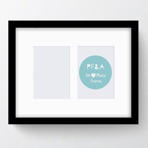 Black White Grey Multi Photo Frames 16x9 for X3 6x4 Photo Frames Frame ...