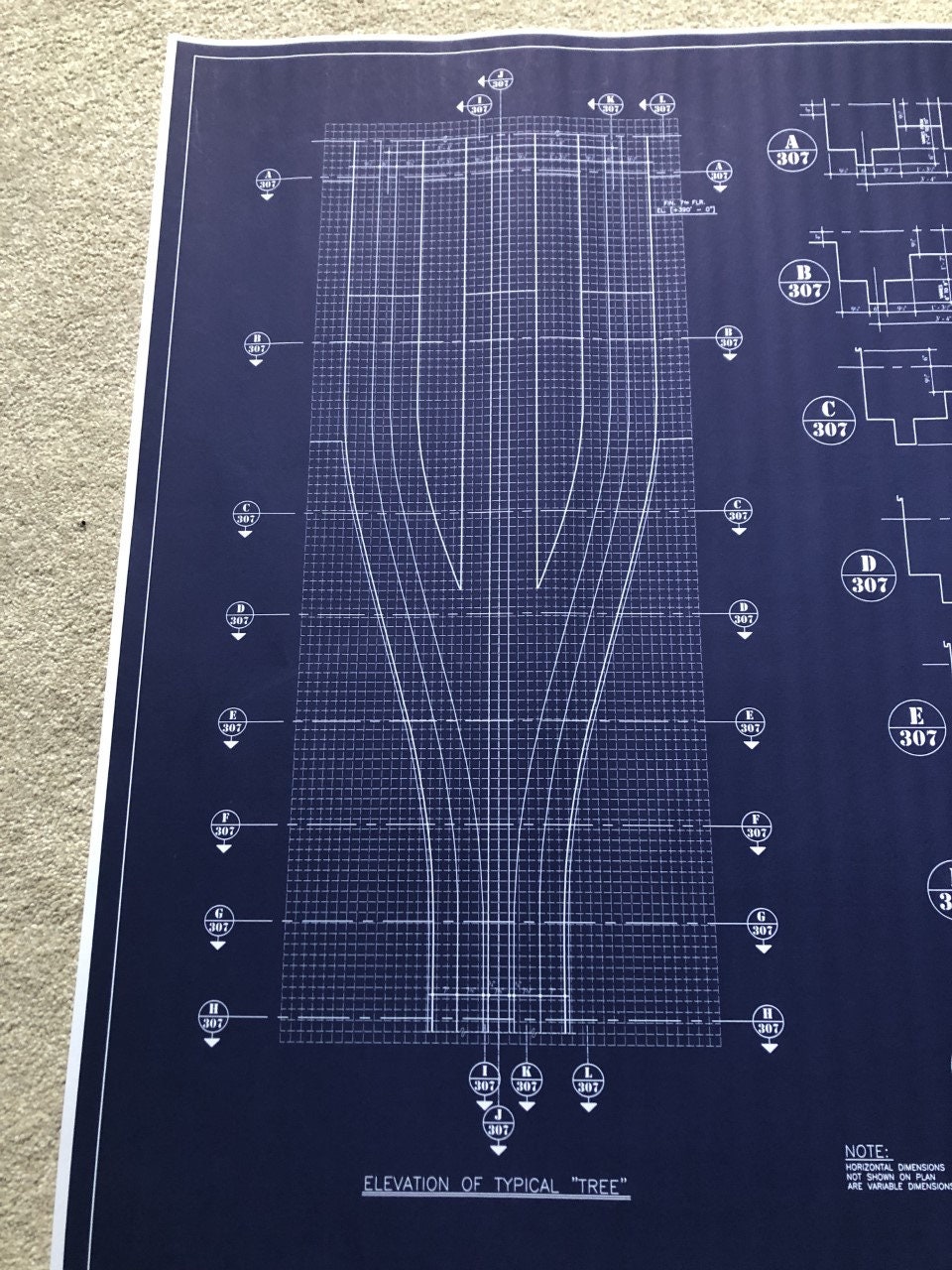 A1 Size World Trade Center Centre Twin Towers Trident Blueprints ...