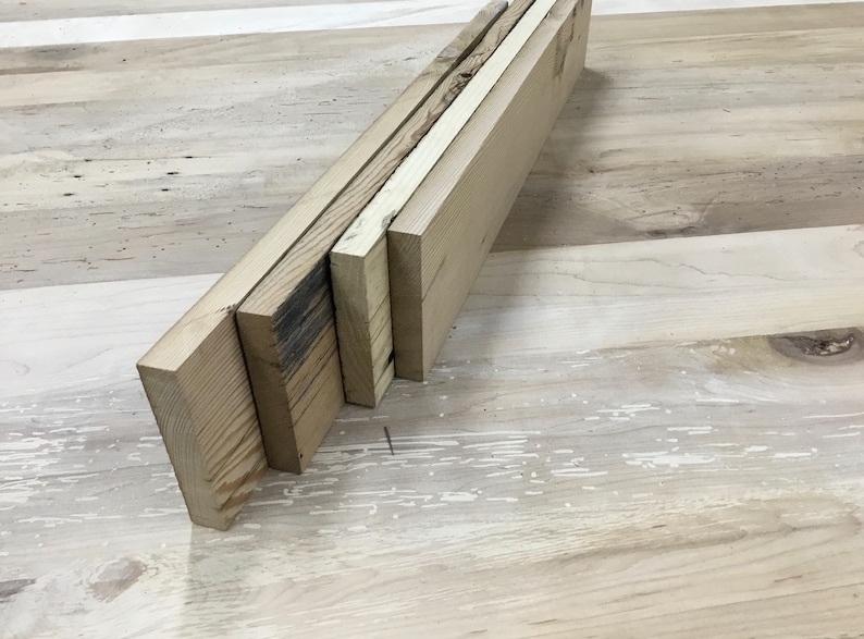 Barnwood - Reclaimed Boards (2’ Long, 4” Wide, 1/2” Thick) - Weathered ...