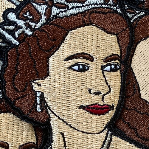 QUEEN Elizabeth II Embroidered Iron on Patch Badge - Etsy