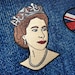 QUEEN Elizabeth II Embroidered Iron on Patch Badge - Etsy