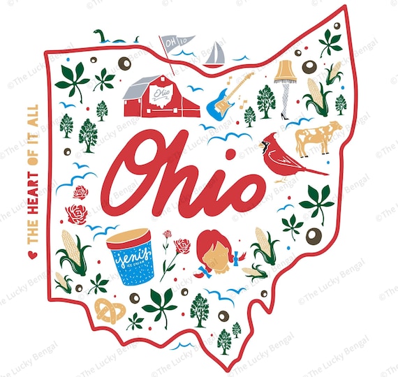 State Of Ohio Clipart