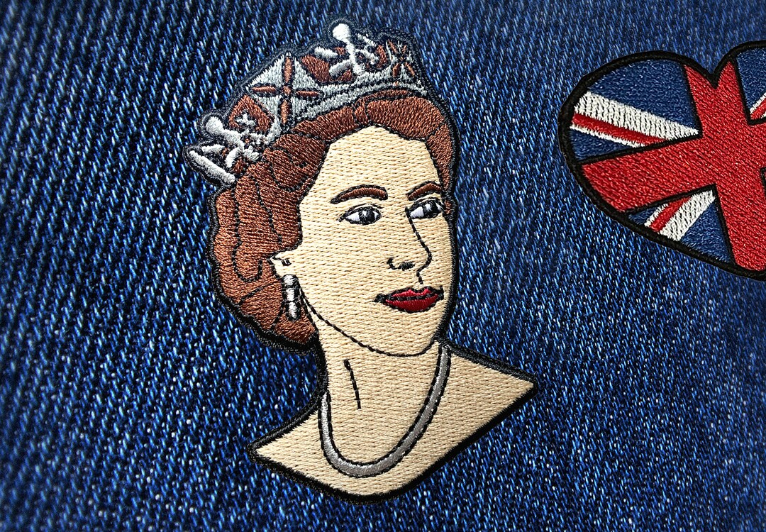 QUEEN Elizabeth II Embroidered Iron on Patch - Etsy