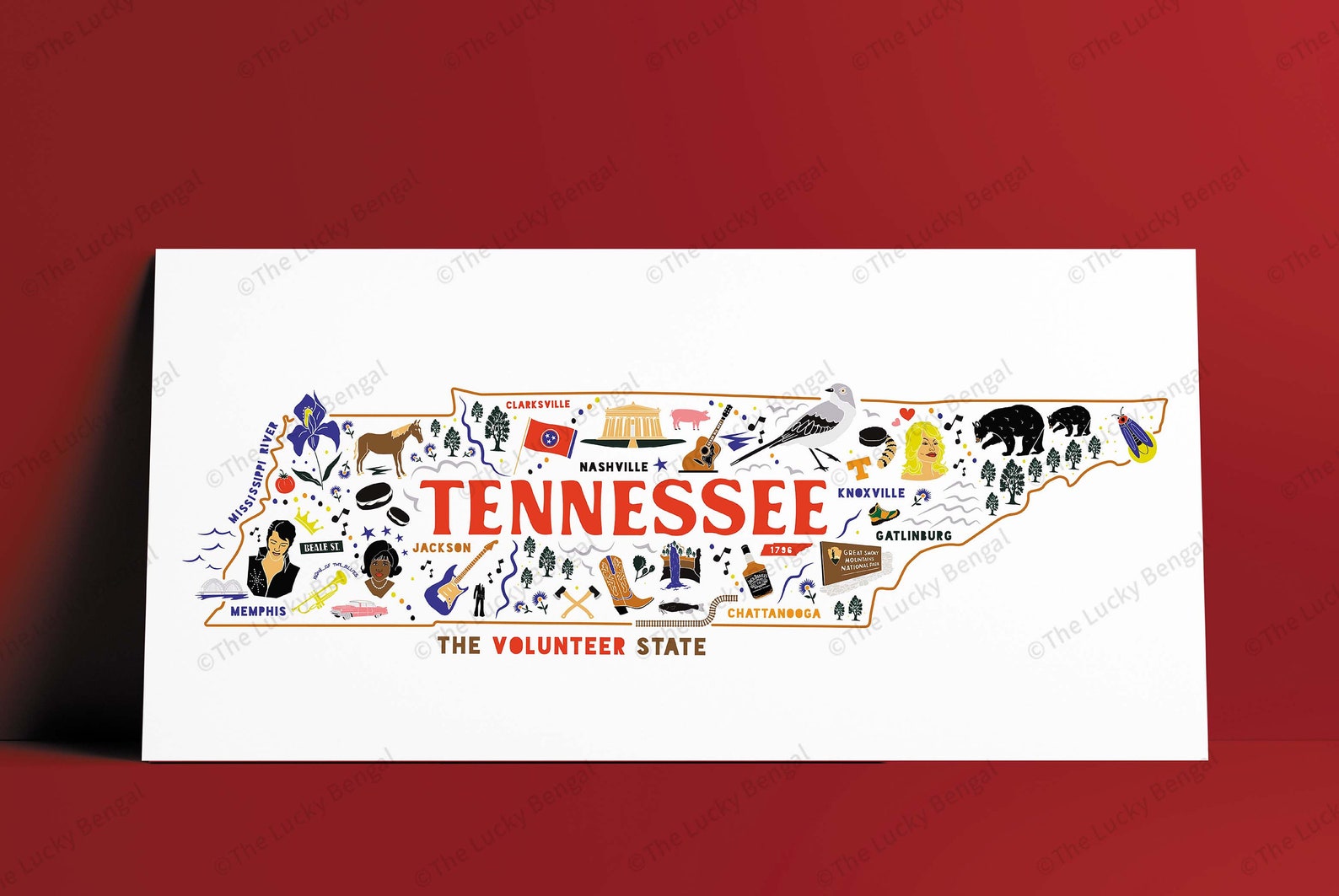 Tennessee Clipart Vectors, Icons, Doodles & Illustrations Bundle (51 ...