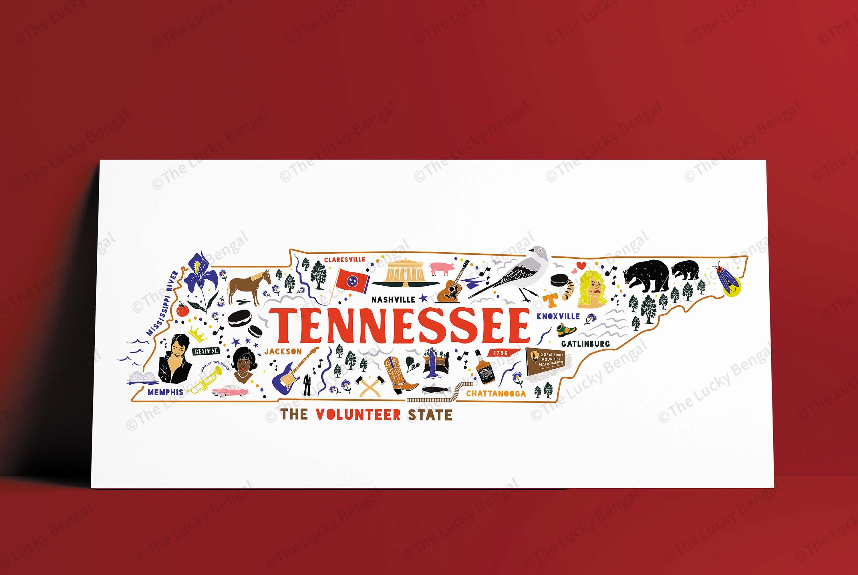 TENNESSEE Map Clipart Vectors, Icons, Doodles & Illustrations Bundle 51 ...