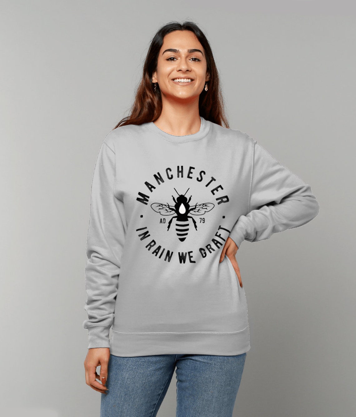 Unisex mcr Bee Sweatshirt Jumper Manchester - Etsy UK