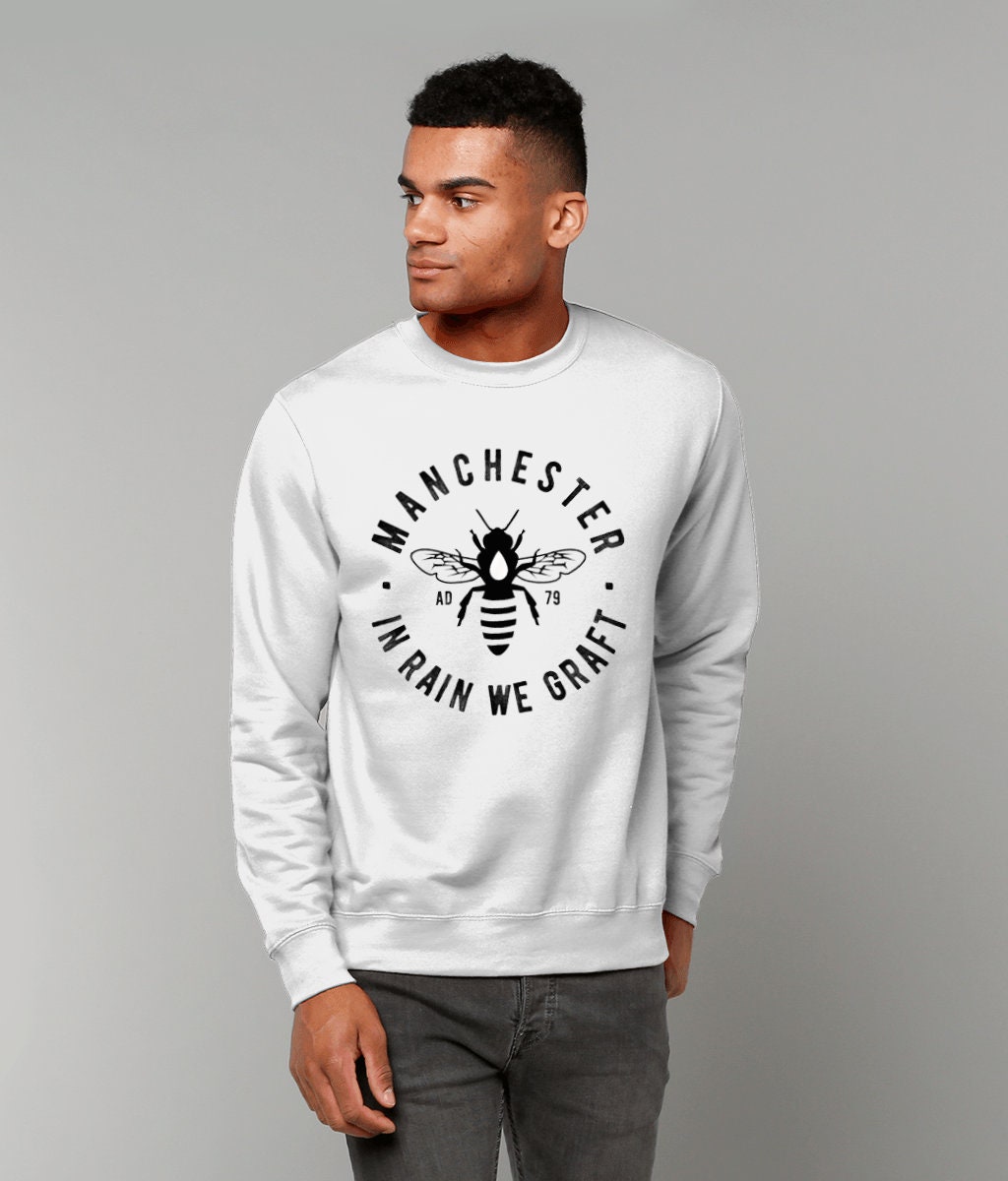 Unisex MCR Bee Sweatshirt Jumper Manchester | Etsy