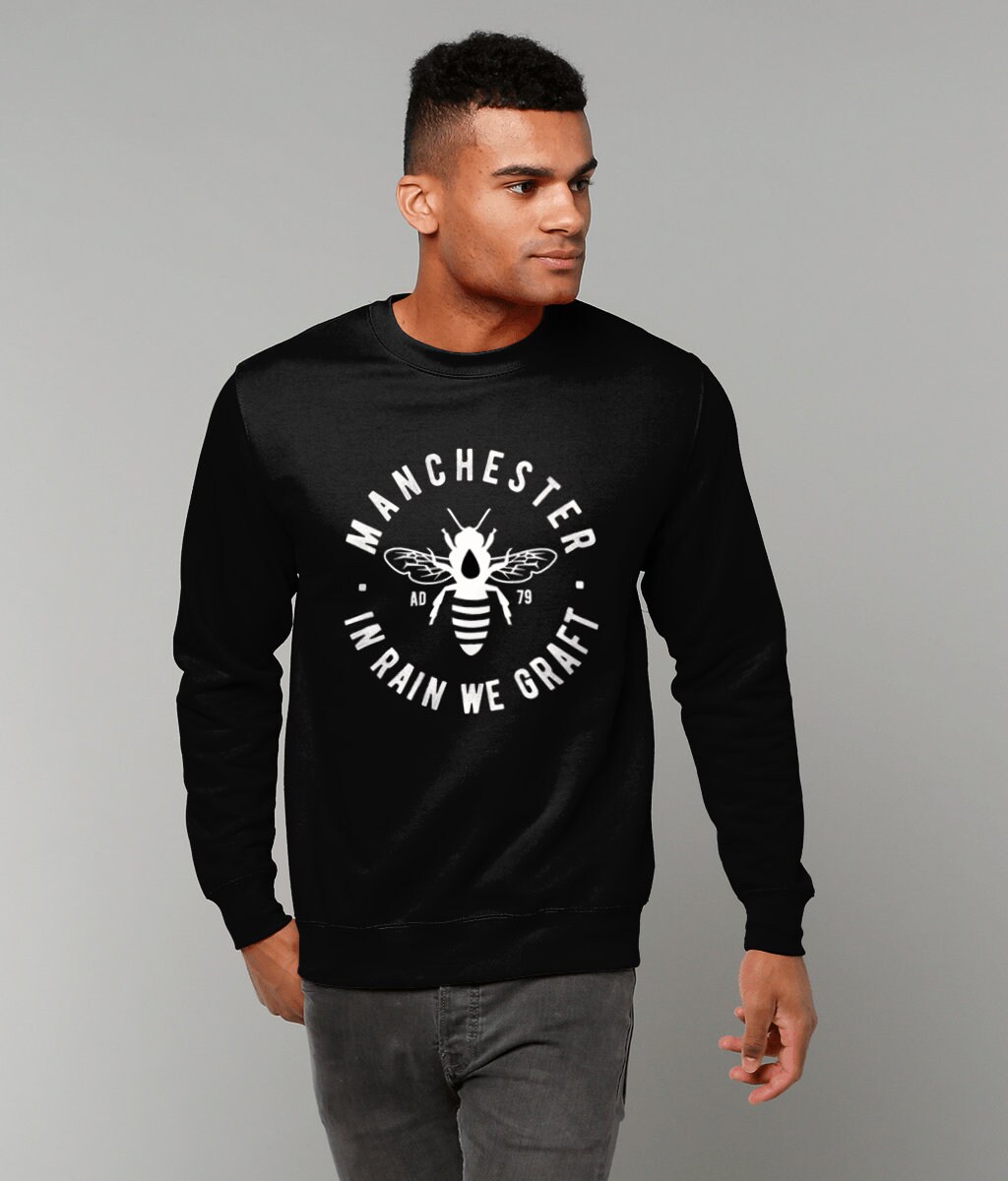 Unisex MCR Bee Sweatshirt Jumper Manchester | Etsy