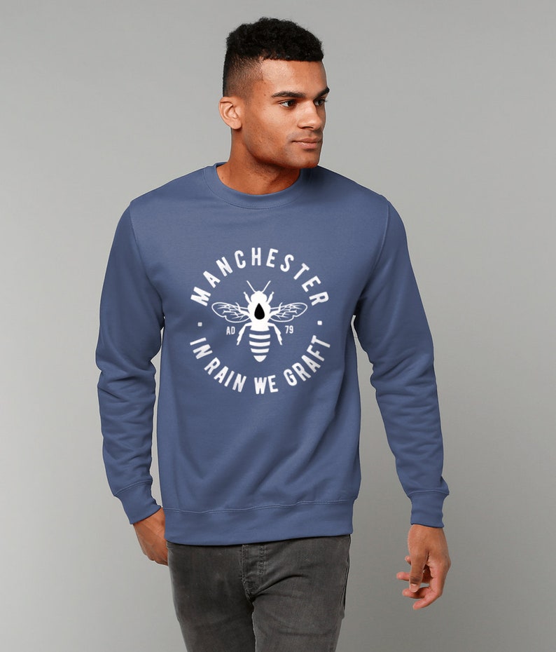 Unisex mcr Bee Sweatshirt Jumper Manchester - Etsy UK