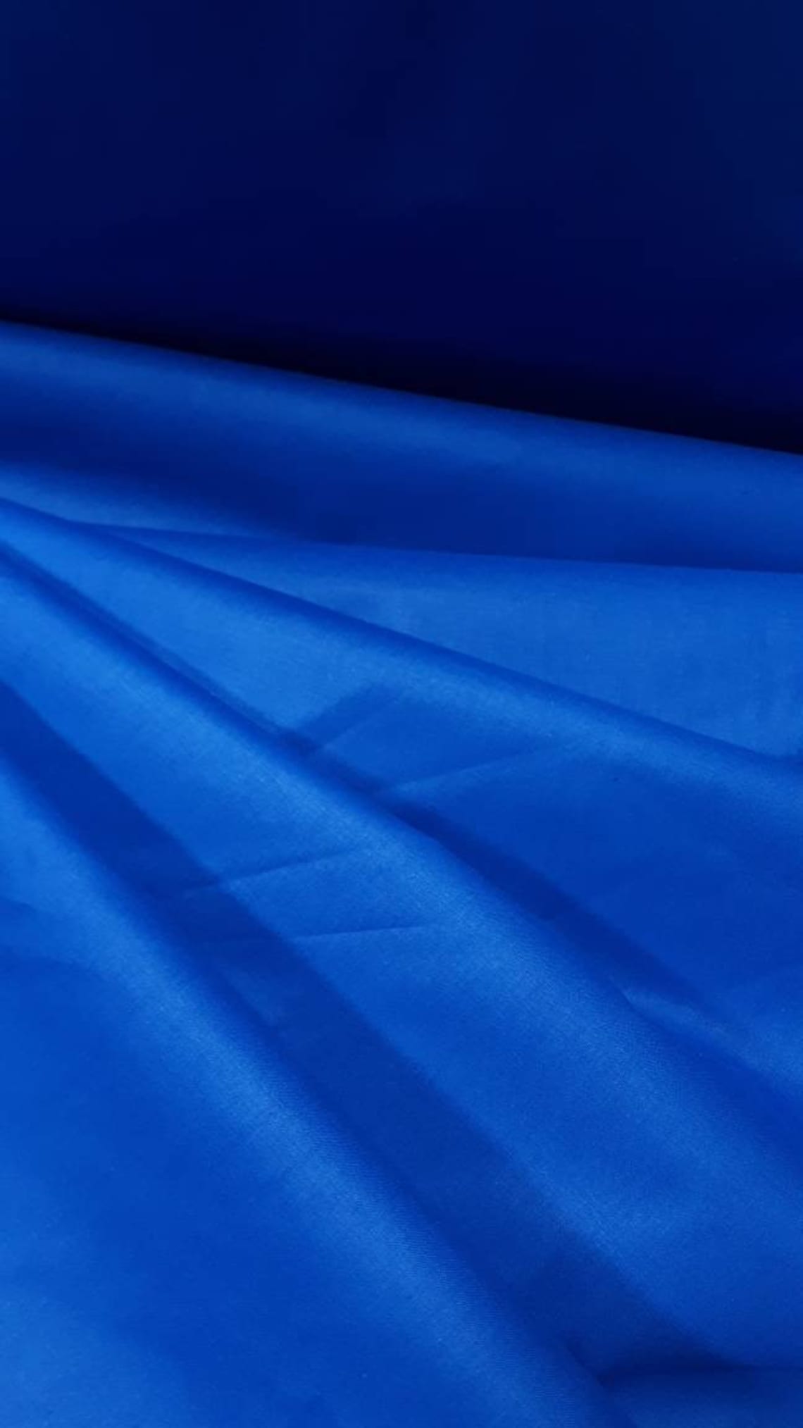 Royal Blue Cotton Fabric, 100% Cotton, Plain Cotton, Fabric by the Yard ...