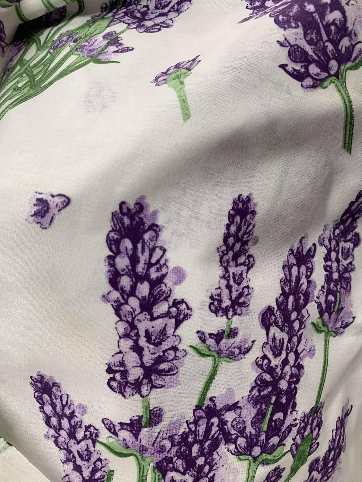 Lavender Fabric Pattern Printed Fabrics Cotton Fabric by the Yard ...