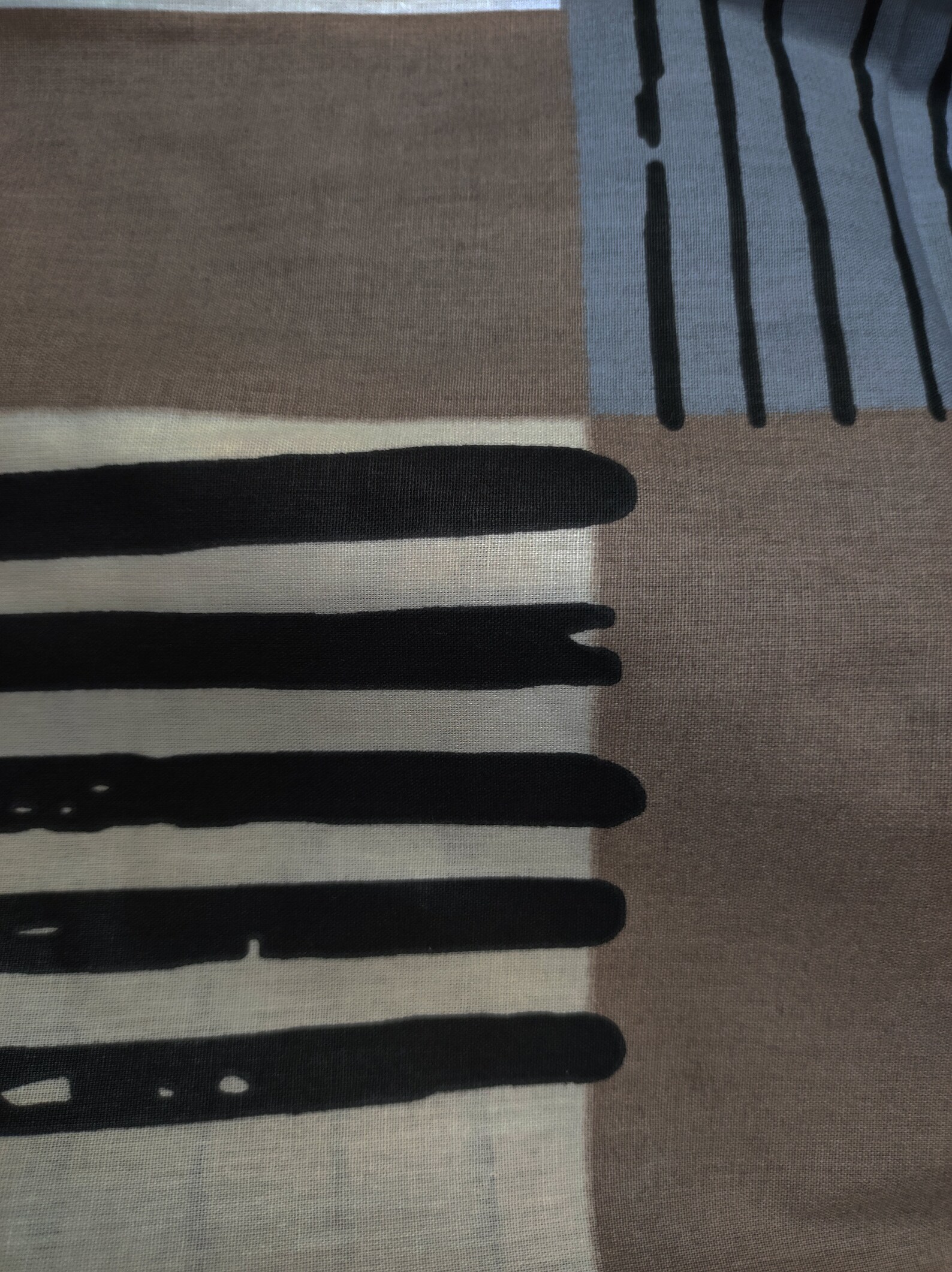 Industrial Style Bed Linen Gray Beige Duvet Cover Pillowcases Cotton ...