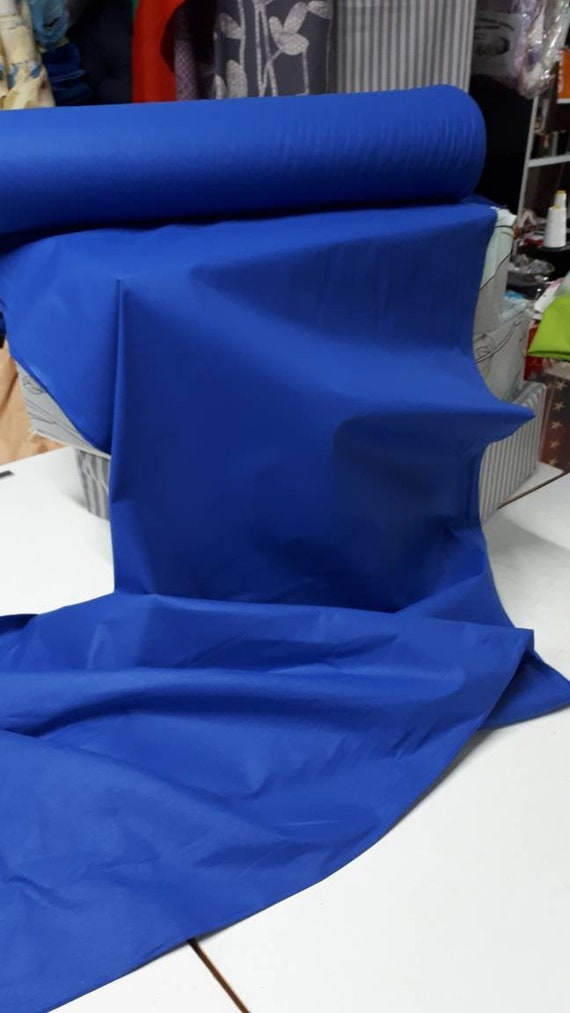 Royal Blue Cotton Fabric 100% Cotton Plain Cotton Fabric by | Etsy