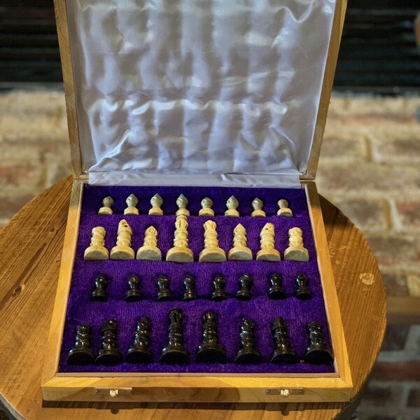 Stone Chess Set - Etsy