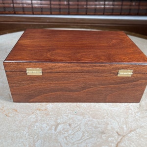 Handmade Wooden Storage Box for Standard Size Chess Pieces - Chessmen ...