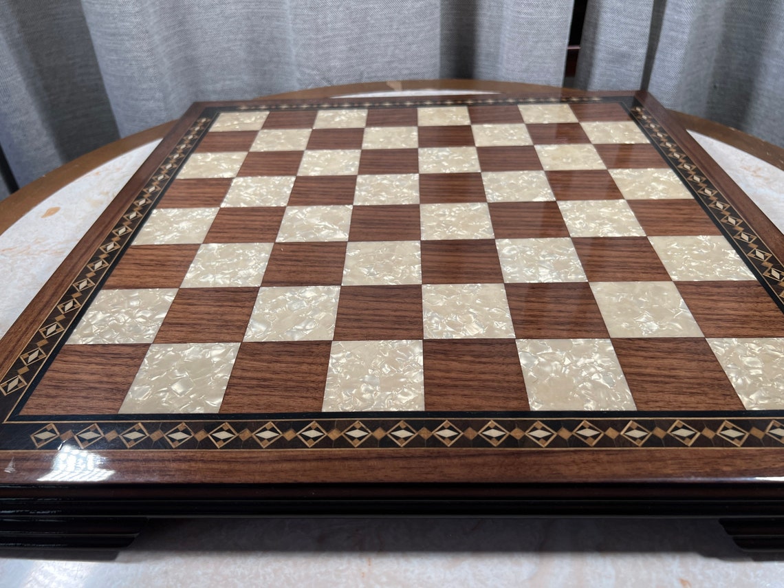 Beautifully Detailed 20x20 Inch Solid Wood Chess Board NO - Etsy