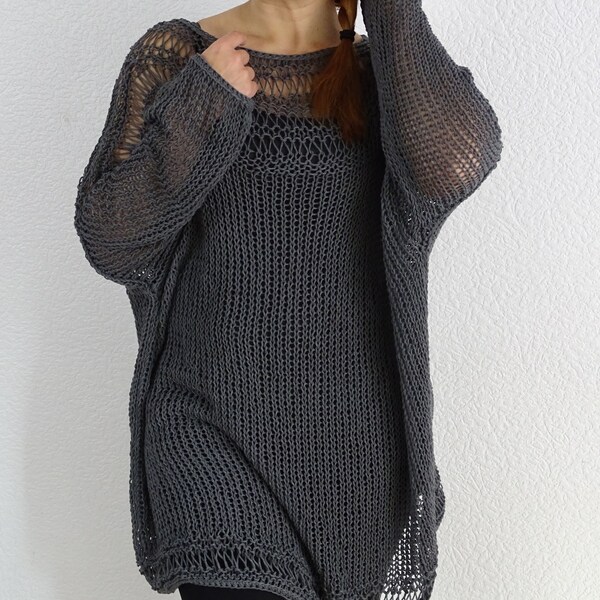 Dark Gray Tunic - Etsy