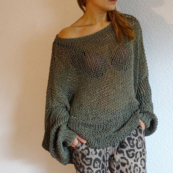 Slouchy Sweater - Etsy