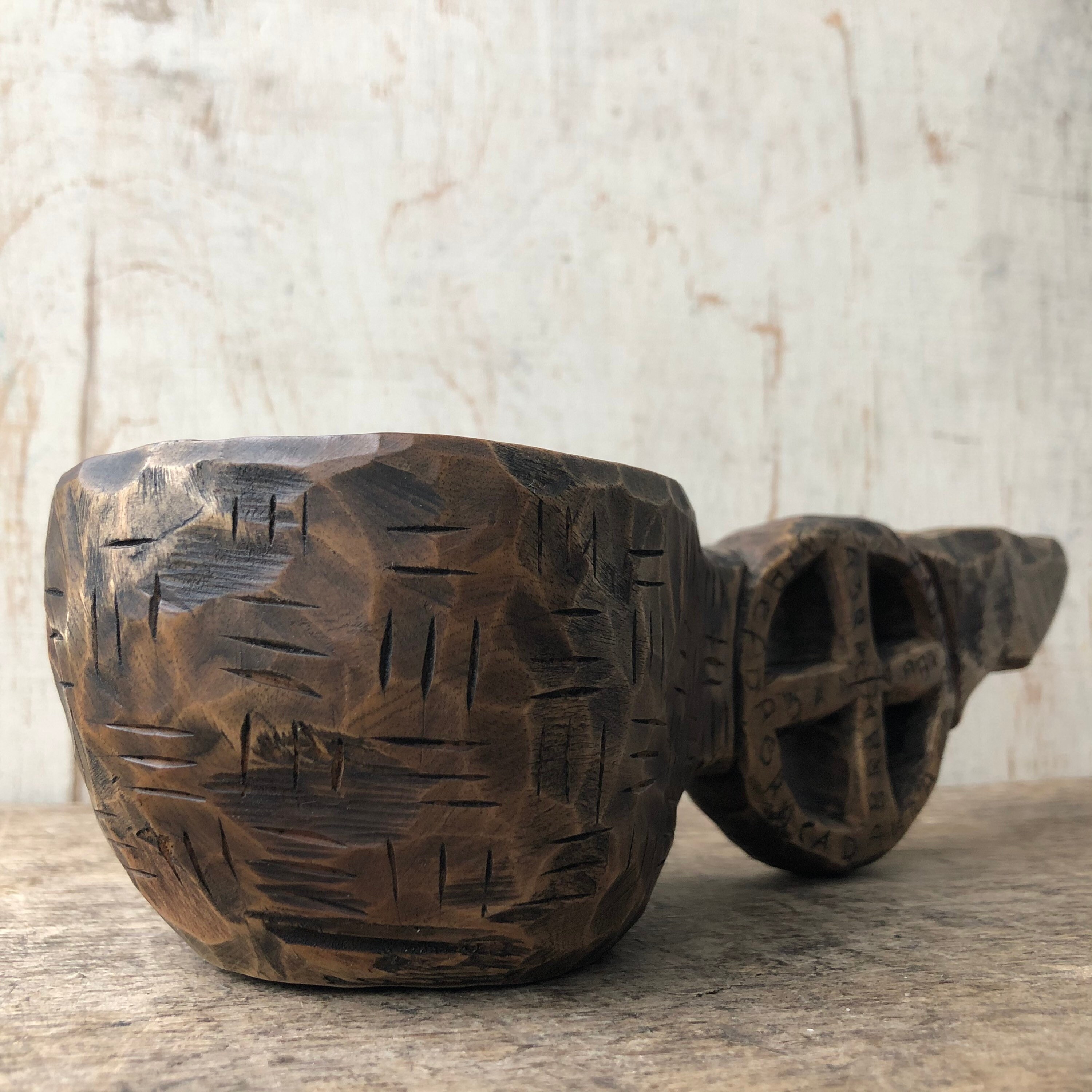 Viking wooden kuksa 100 ml Bushcraft mug hand carved cup | Etsy